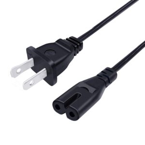 6ft power cord for xbox series x console 2 prong power cord replacement ac cable