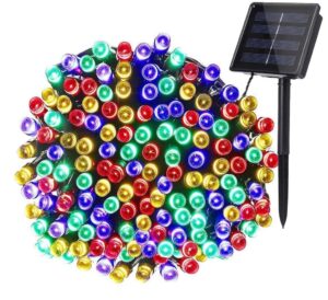 frsh mnt solar decorative string lights, 72ft 200 led waterproof solar led fairy string light for garden, patio, home, wedding, party, halloween, christmas indoor and outdoor. (200led, multi-color)