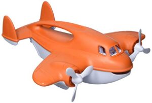 green toys fire plane, cb - pretend play, motor skills, kids bath toy vehicle. no bpa, phthalates, pvc. dishwasher safe, recycled plastic, made in usa.