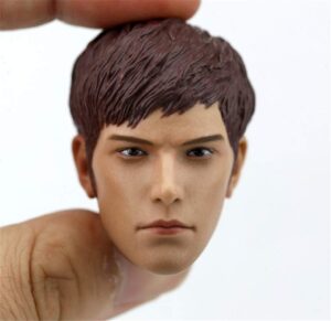 hiplay 1/6 scale male figure head sculpt, handsome men tough guy, doll head for 12 inch action figure hs040 (d)