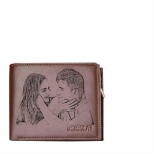 mens wallet custom wallets personalized photo wallet for men customized picture wallet for dad,son style 2 f