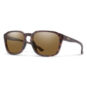 smith contour sunglasses matte tortoise/chromapop polarized brown