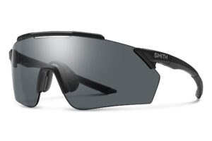 smith optics ruckus chromapop sunglasses, matte black/grey, one size