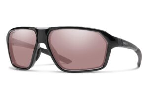 smith optics pathway chromapop sunglasses, black/chromapop polarized ignitor, one size