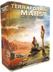 stronghold games terraforming mars ares expedition card game collectors edition ,1 to 4 players, orange