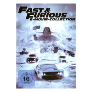 fast & furious 8-movie collection, 8 cds in total