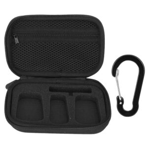 akozon microphone storage bag hard carrying travel case portable hard protective case storage bag for blink 500 b2 wireless microphone black for lavalier carry case saramonic blink 500 b2