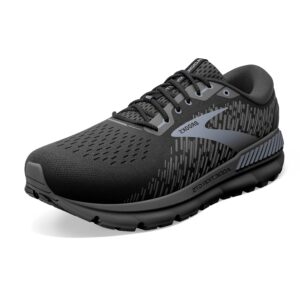 brooks men's addiction gts 15 supportive running shoe - black/black/ebony - 12 medium