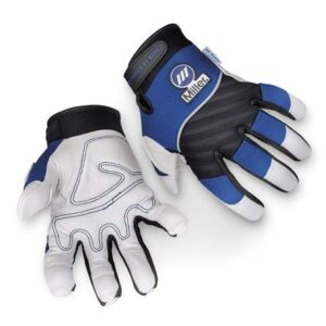 miller metalworker gloves, l pair 251067 by miller electric