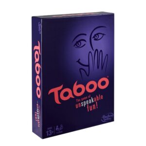 taboo board game, guessing game for families and kids ages 13 and up, 4 or more players