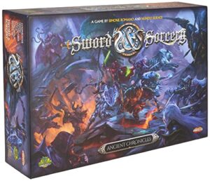 ares games sword & sorcery: ancient chronicles core set - a board game 1-5 players - board games for family 60+ minutes of gameplay - for kids and adults ages 14+ - english version, multi-colored