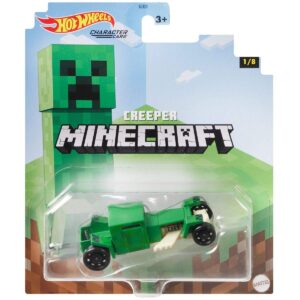 hot wheels 2021 - minecraft - character cars - creeper - 1/8 gyb65