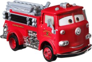 disney cars toys pixar cars die-cast oversized red vehicle, collectible toy truck gifts for kids age 3 and older