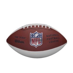 wilson new nfl autograph football - official size, brown