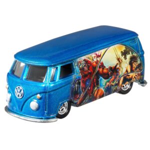 hot wheels pop culture volkswagen t1 panel bus of 1:64 scale vehicle for kids aged 3 years old & up & collectors of classic toy cars, featuring new castings & themes