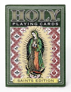 holy playing cards: saints edition | premium card deck featuring the saints