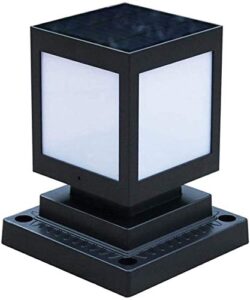 outdoor post light solar post lights outdoor waterproof post lamp home garden pillar light glass post lights villa courtyard park column headlight