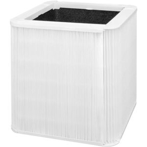 fette filter - 211+ replacement filter compatible with blueair blue pure 211+ air cleaner purifier, foldable particle and activated carbon replacement filter.