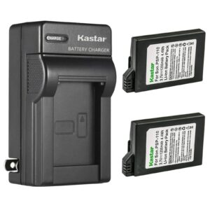 kastar 2-pack battery and ac wall charger replacement for sony psp-s110, psps110 battery, sony psp-2010, psp-3000, psp-3001, psp-3002, psp-3003, psp-3004, psp-3005, psp-3006, psp-3007 playstation