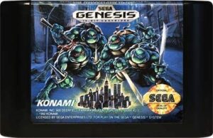 teenage mutant ninja turtles: the hyperstone heist (sega genesis / megadrive) – reproduction video game cartridge