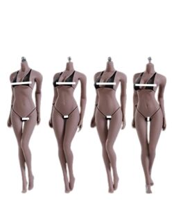 hiplay tbleague 1/6 scale 12 inch female super flexible seamless figure body, standard body type, minature collectible action figures (suntan skin, s12d)