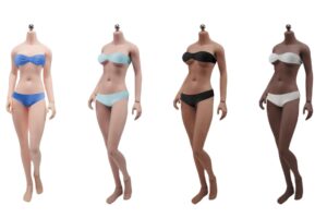 hiplay tbleague 1/6 scale 12 inch female super flexible seamless figure body, asian girl type, medium bust minature collectible action figures (s26a (pale, 270mm))