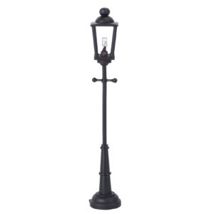 besportble 1:12 mini street light model dollhouse solar lamp post lights outdoor pathway lantern post fairy garden decorations