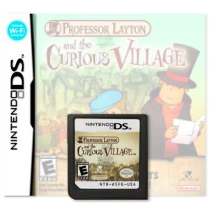 professor layton and the curious village compatible with nintendo ds/nds/ndsl/ndsi/3ds/2ds (reproduction version)