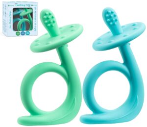 baby teething toys, 100% food-grade silicone teethers for babies 0-6 months infant, baby teether toys 0-6 months bpa free baby chew toys for sucking needs, baby teething toy