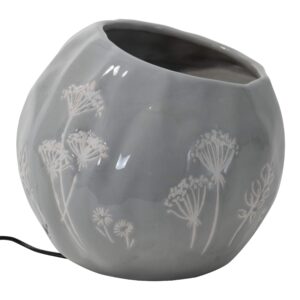 foreside home and garden multicolor wildflower ceramic indoor water fountain with pump