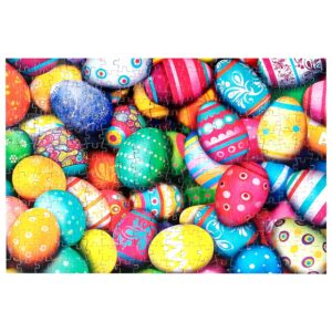 joyin 300 large piece jigsaw puzzle (21.25 x 15 inches) eggcellent for easter party favors plush easter basket for baby, toddler & kids of all ages