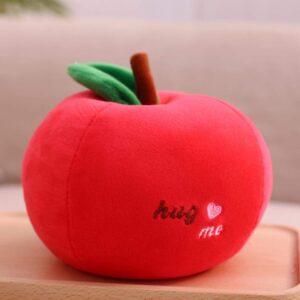 cute rabbit various fruit plush toy stuffed vegetables plush toy plush (apple)