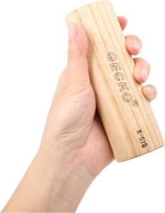 gecko maracas sand hammer percussion shaker instrument, wooden natural maracas for adults, used in live performances and concerts, suitable for kahun drummers, guitarists and singers