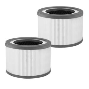 air purifier filter, housmile hepa filter replacement for levoit air purifier replacement filter, 3-in-1 premium h13 true hepa filters compatible with levoit air purifier filter, vista 200(2 pack)