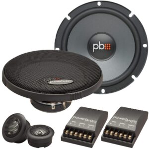 powerbass oe-6c - 6.5" component speaker system - 2-ohm - pair