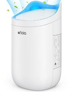 mini dehumidifier for bathroom, afloia q3 portable 20oz dehumidifiers for 200 sq.ft auto-off compact quieter lighter peltier dehumidifier for small spaces [cat ear design]