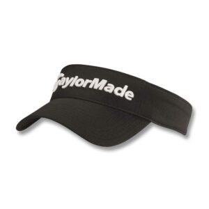 taylormade standard 2021 radar visor, black, one size