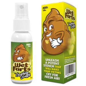 laughing smith - wet farts - potent stink spray - extra strong stink - hilarious gag gifts & pranks for adults or kids - prank stink stuff - non toxic - smells like really 'bad' gas