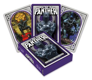 aquarius marvel comics black panther playing cards - black panther themed deck of cards for your favorite card games - officially licensed marvel comics merchandise & collectibles