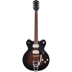 gretsch g2622t-p90 streamliner center block double-cut electric guitar - brownstone