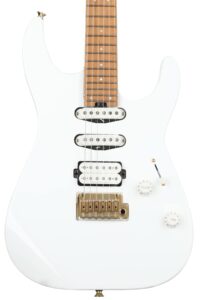 charvel pro-mod dk24 hss electric guitar - snow white