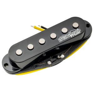 wilkinson m series high output alnico 5 strat single coil middle pickup for stratocaster electric guitar, black