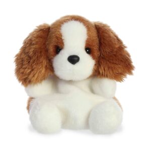 aurora® adorable palm pals™ lady spaniel™ stuffed animal - pocket-sized play - collectable fun - brown 5 inches