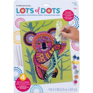 cute koala acrylic dot painting kit for adults and kids