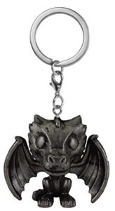 funko pop keychain: game of thrones - drogon (iron),multicolor,2 inches