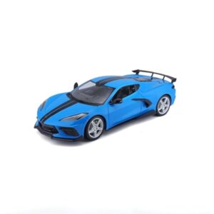 maisto 1:18 special edition 2020 chev corvette stingray z51 (high-wing) blue