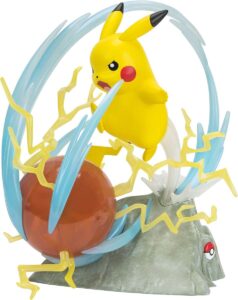 pokemon pikachu deluxe collector statue figure - light fx - collector statue pikachu - authentic details collectibles for fans everywhere