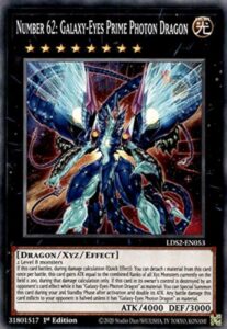 number 62: galaxy-eyes prime photon dragon - lds2-en053 - common - 1st edition