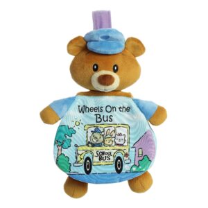 aurora ebba - soft books - 9" story pals - wheels on the bus