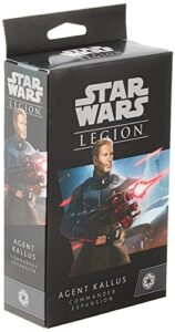 star wars: legion agent kallus commander expansion - lead imperial forces! tabletop miniatures game, strategy game for kids and adults, ages 14+, 2 players, 3 hour playtime, made by atomic mass games